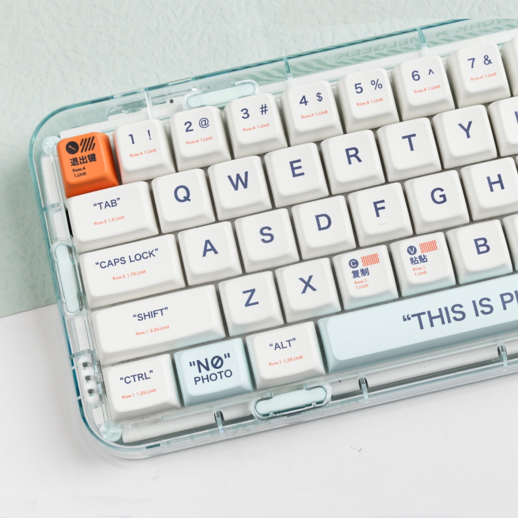 plastic keycaps MDA profile Dye-Sublimation PBT MAC keycap 141keys ...