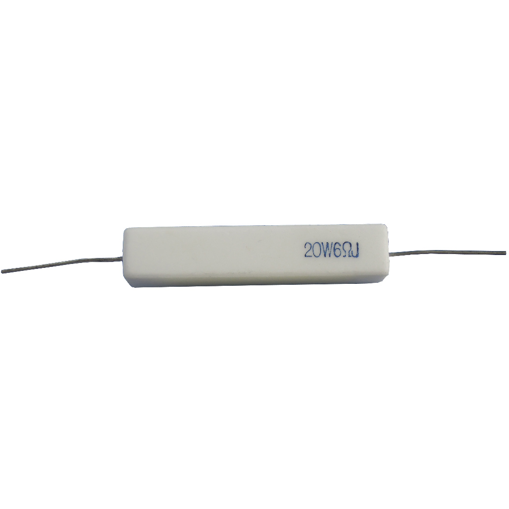 10Pcs 20W cement resistor 1R/2.5/7.5/15 ohm ceramic resistor | Shopee ...