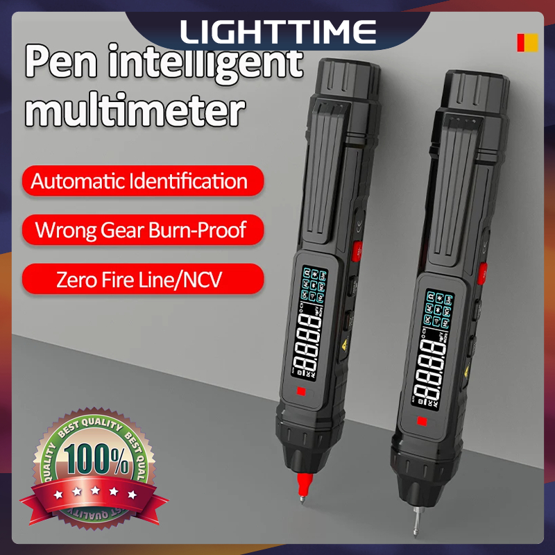 2 in 1 Non-Contact Pen Type Digital Multimeter 4000 Counts Professional ...