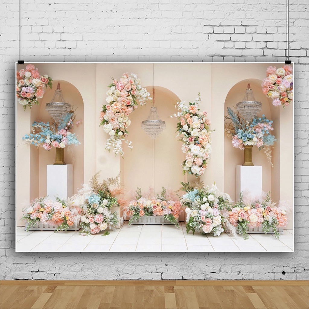 Flower Patterns Wall Photography Background Backdrop Studio Photo Props ...