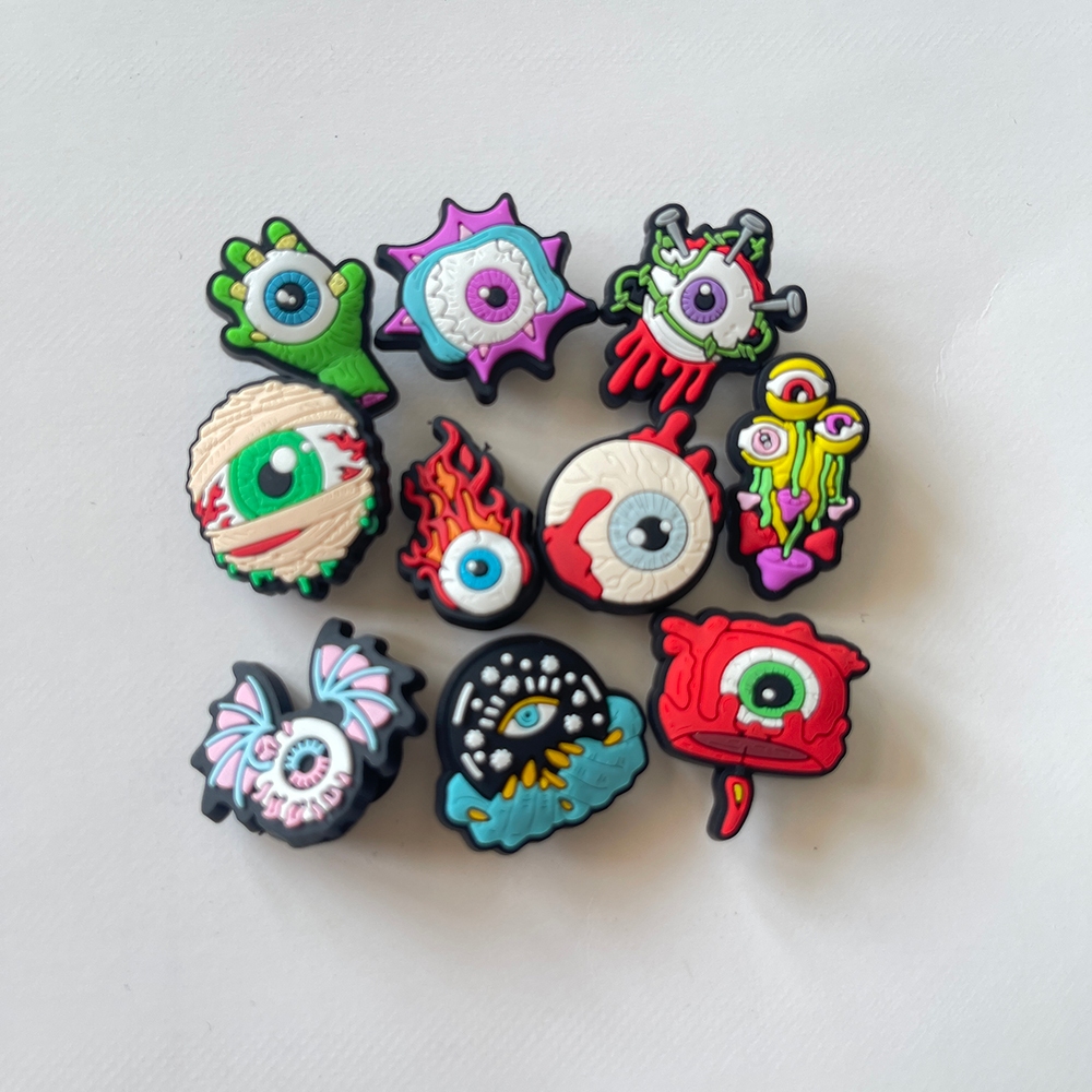 Monster Eyes Crocs Charms Set | Shopee Philippines