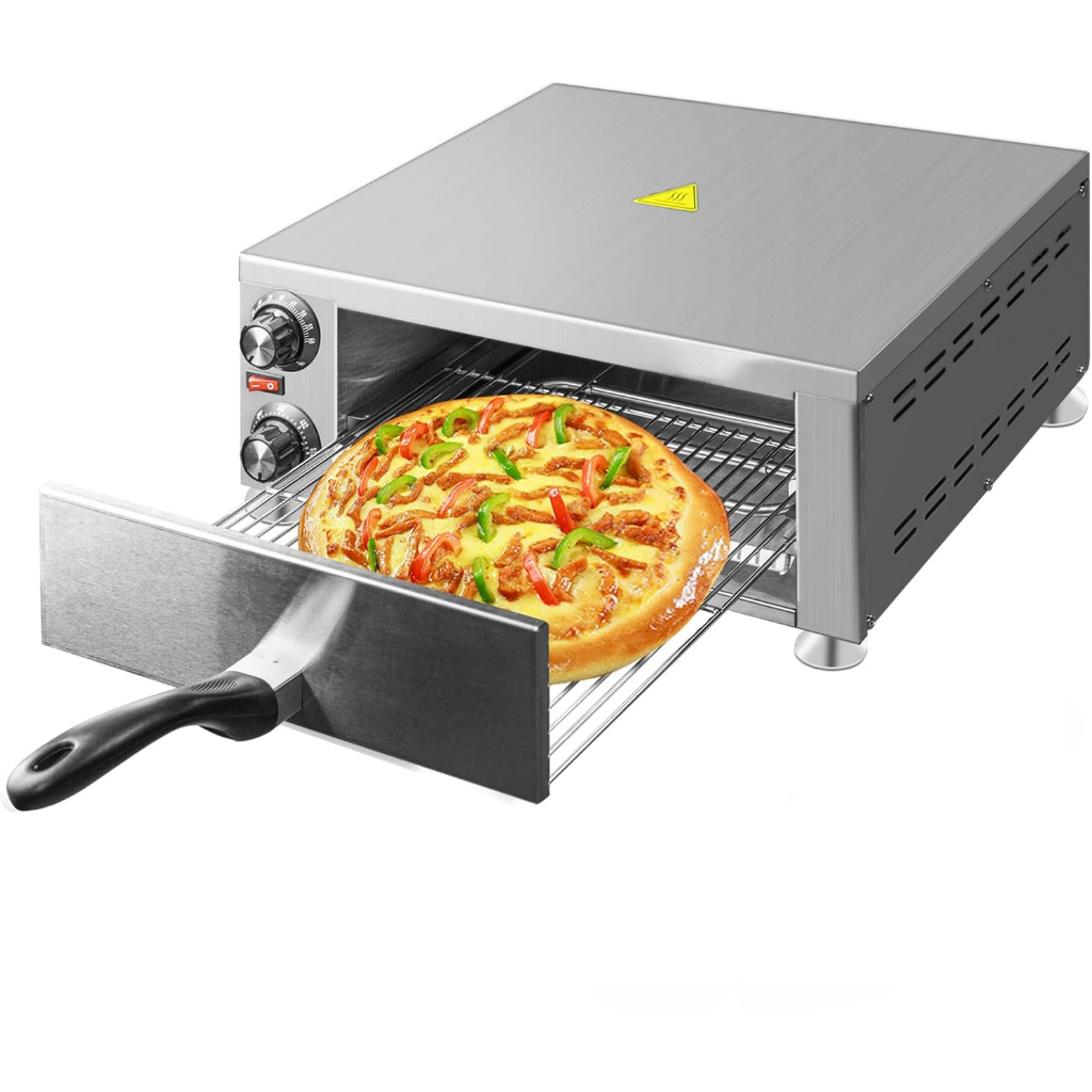 Electric Pizza Oven, Stainless Steel Pizza Baker with Handle ...