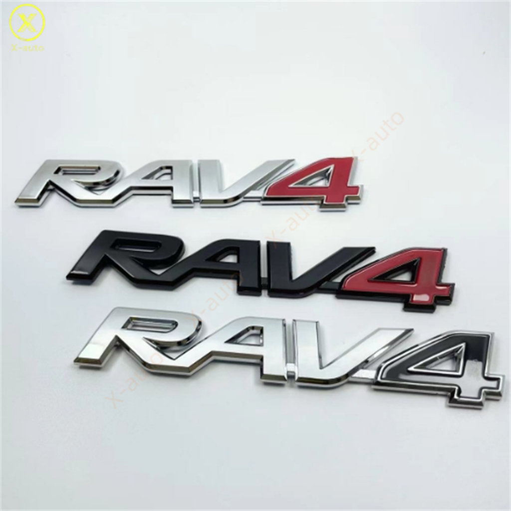 Toyota RAV4 Body Sticker Car Tailgate Emblem Modified Letter Logo ABS ...