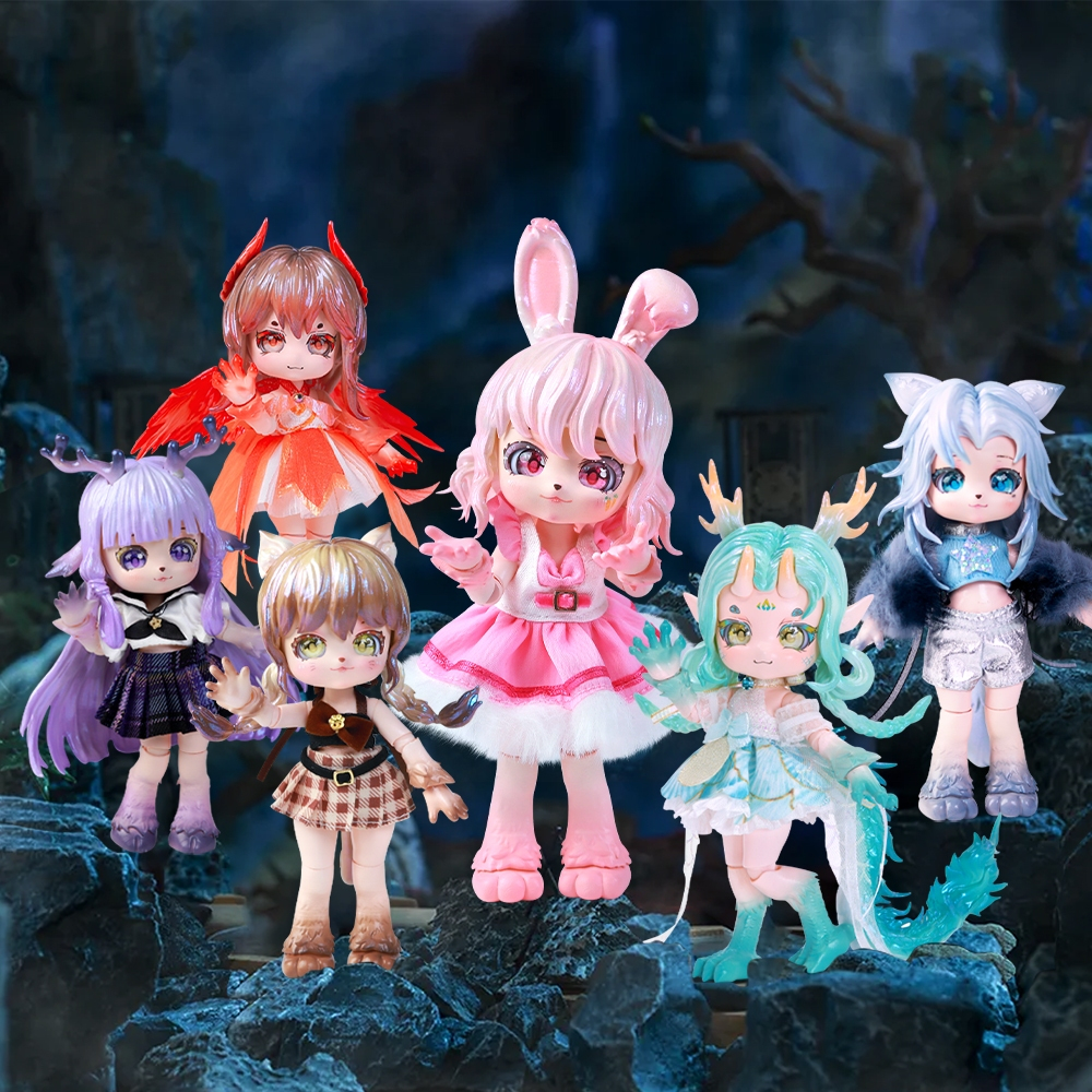 DBS MAYTREE 14cm Ancient Beast Doll OB11 Doll BJD Collectible Animal ...