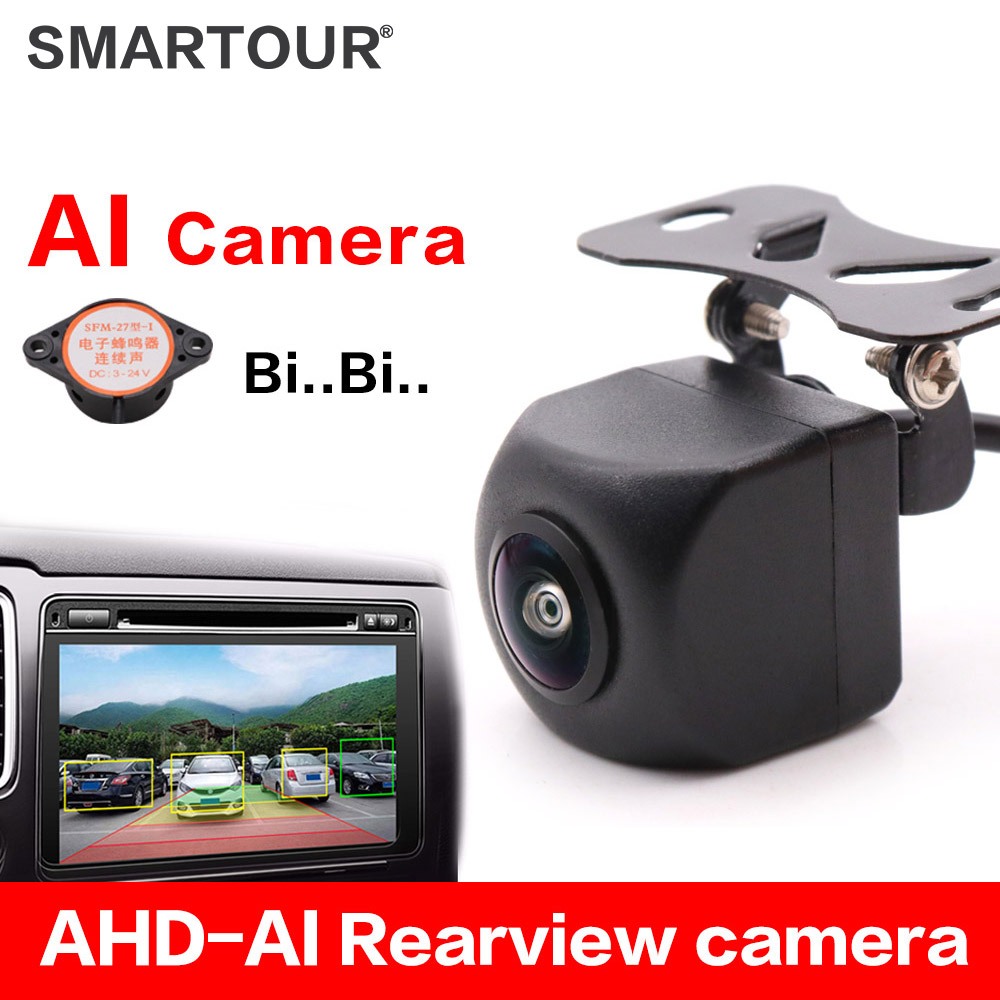 Smartour AI Backup Camera Black With Speaker Automotiva AHD Rear View ...