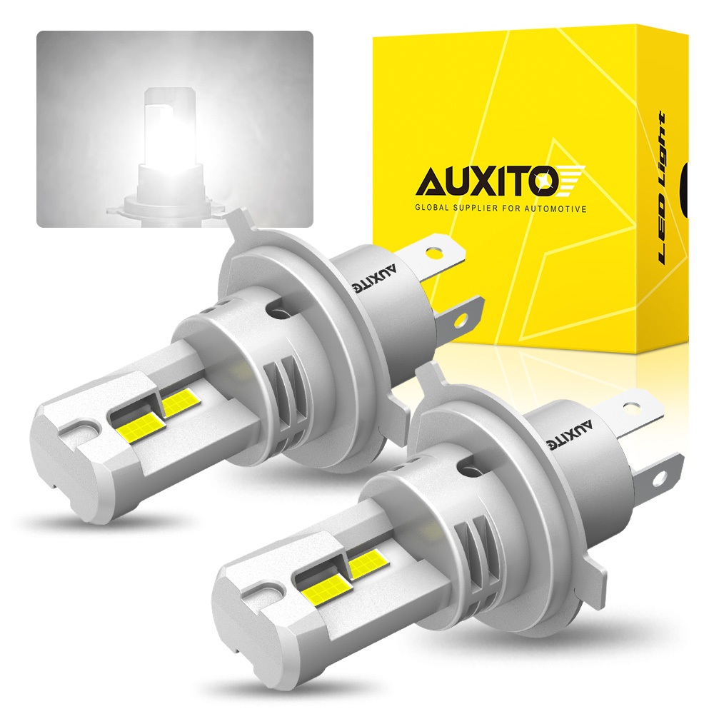 AUXITO 2Pcs 20000LM Super Bright H4 9003 HB2 LED Headlight Bulb for Car Motorcycle Headlamp NO ...