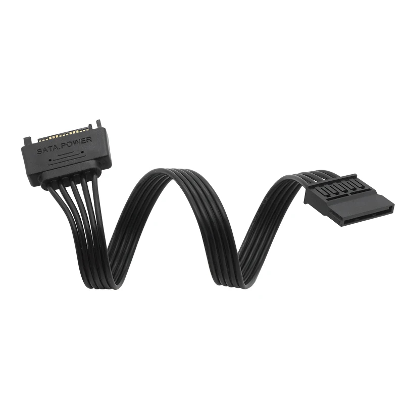 60cm/30cm SATA 15Pin Male to Female Power Extension Cable HDD SSD Power ...