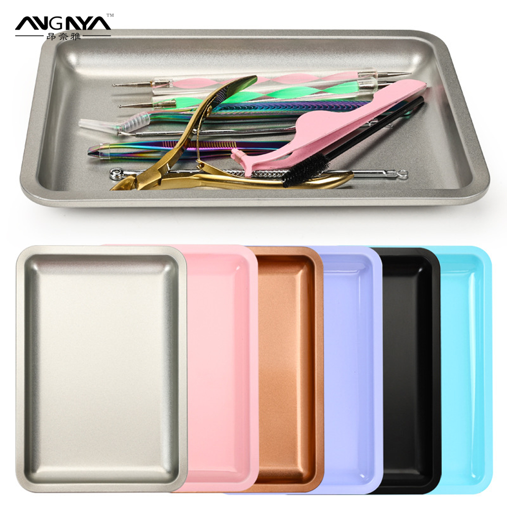 ANGNYA Stainless Steel Nail Art Equipment Plate Doctor Surgical Dental ...