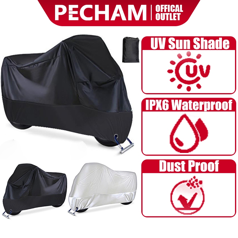 T90 Sun Shade Black Outdoor Motorbike Rain Motorcycle Cover Waterproof ...