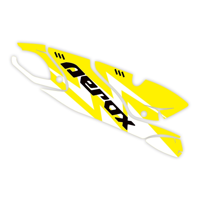 heat guard sticker for aerox v2 exhaust cover decorative water proof ...