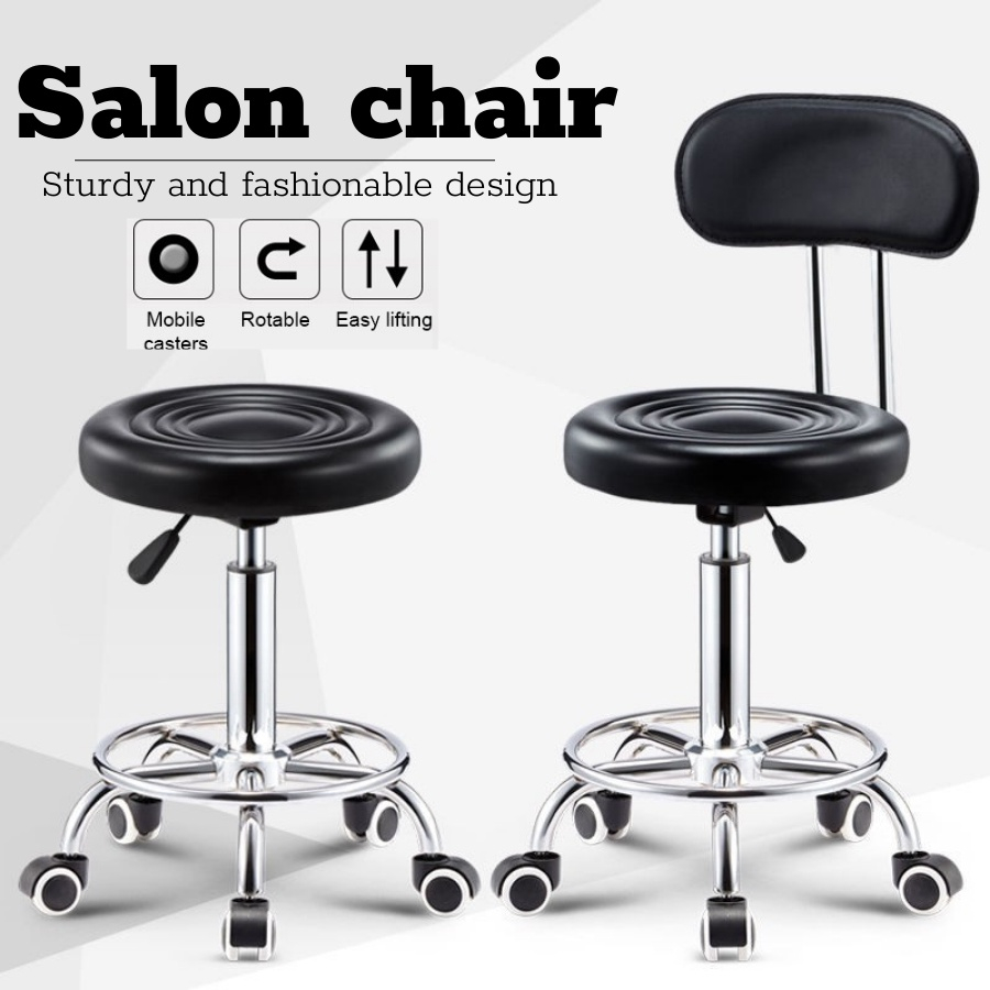 Salon Stool Work Bar Stool Salon Bar Stool SPA Stylist Hydraulic Stool ...