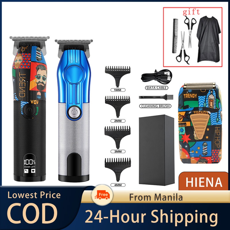 HIENA Men's Hair Clipper T-Blade Trimmer Set, Men's Professional ...
