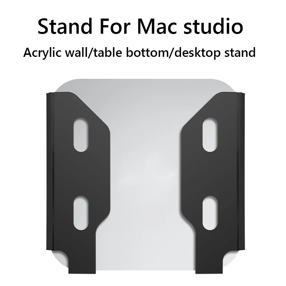 For Mac Studio 2022 Desktop/Wall-mounted Mount Holder Space-Saving ...