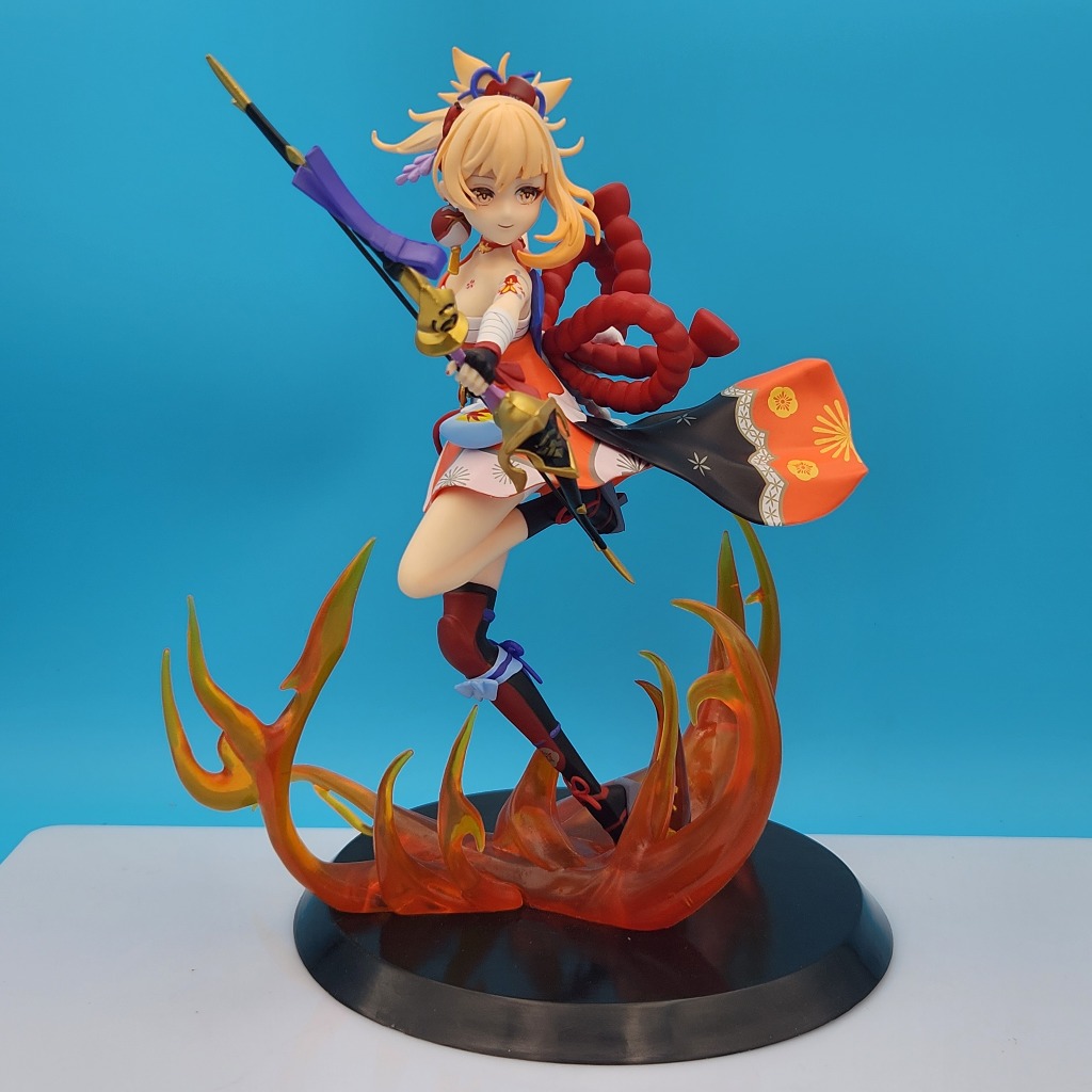 Genshin Imp@ct Anime Figure Yoimiya 25cm Action Figure Raiden Shogun ...