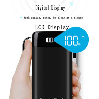 100%power bank original 100000mah LED Power Bank Large Capacity Slim ...