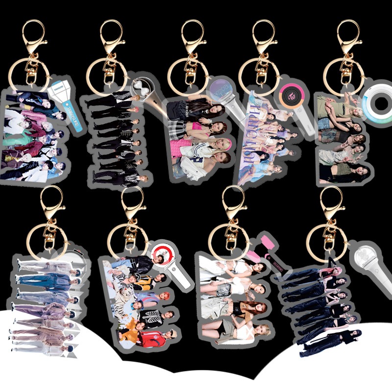 Kpop Stray Kids Aespa ATEEZ IVE Treasure ItzyAcrylic Key Decoration ...