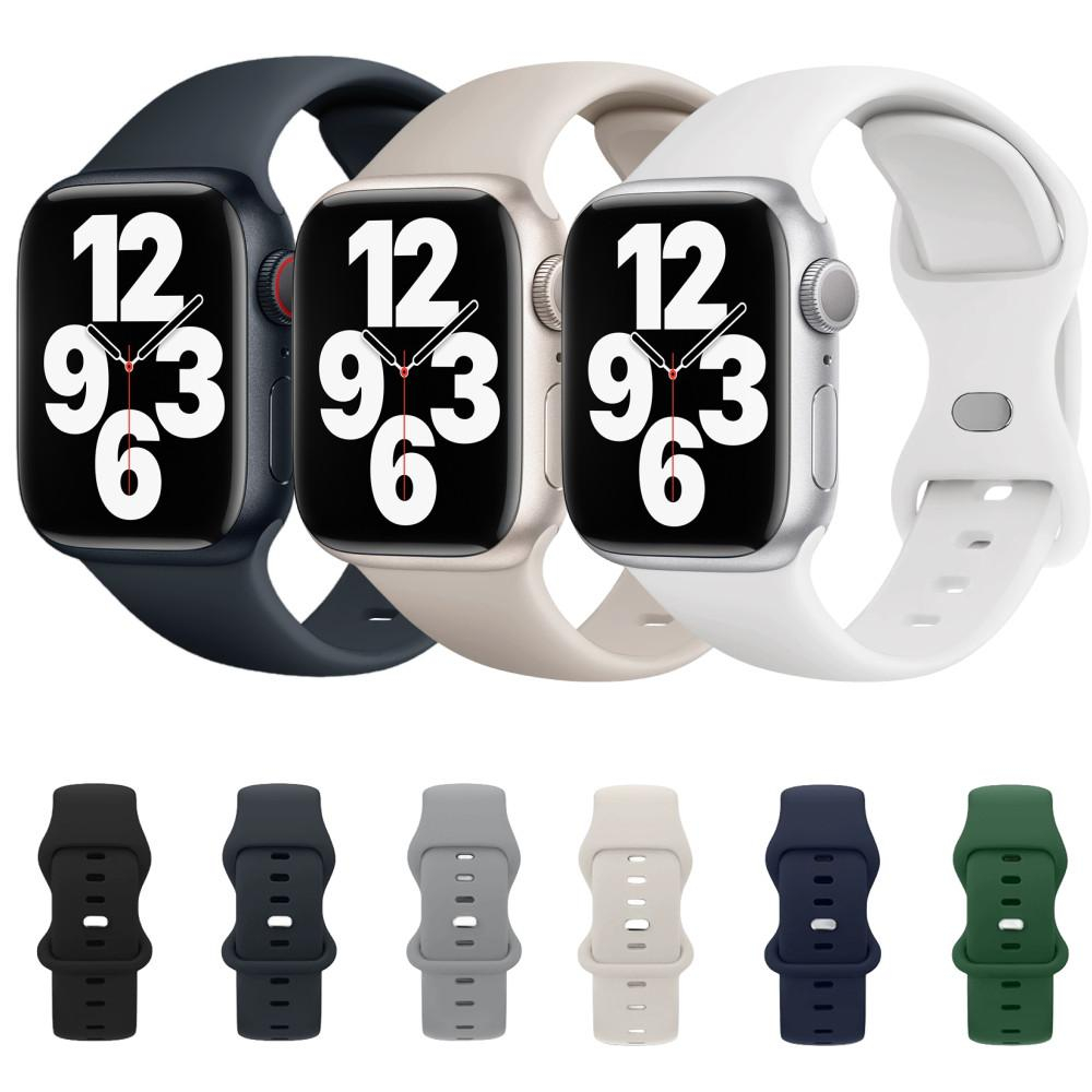 Sport Silicone Strap Band For iwatch S8/7/6/5/4/3 SE2 ULTRA Soft liquid ...
