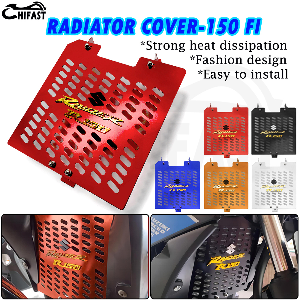 HIFAST Raider R150 Fi Motorcycle Radiator Cover Alloy Iron Cover ...