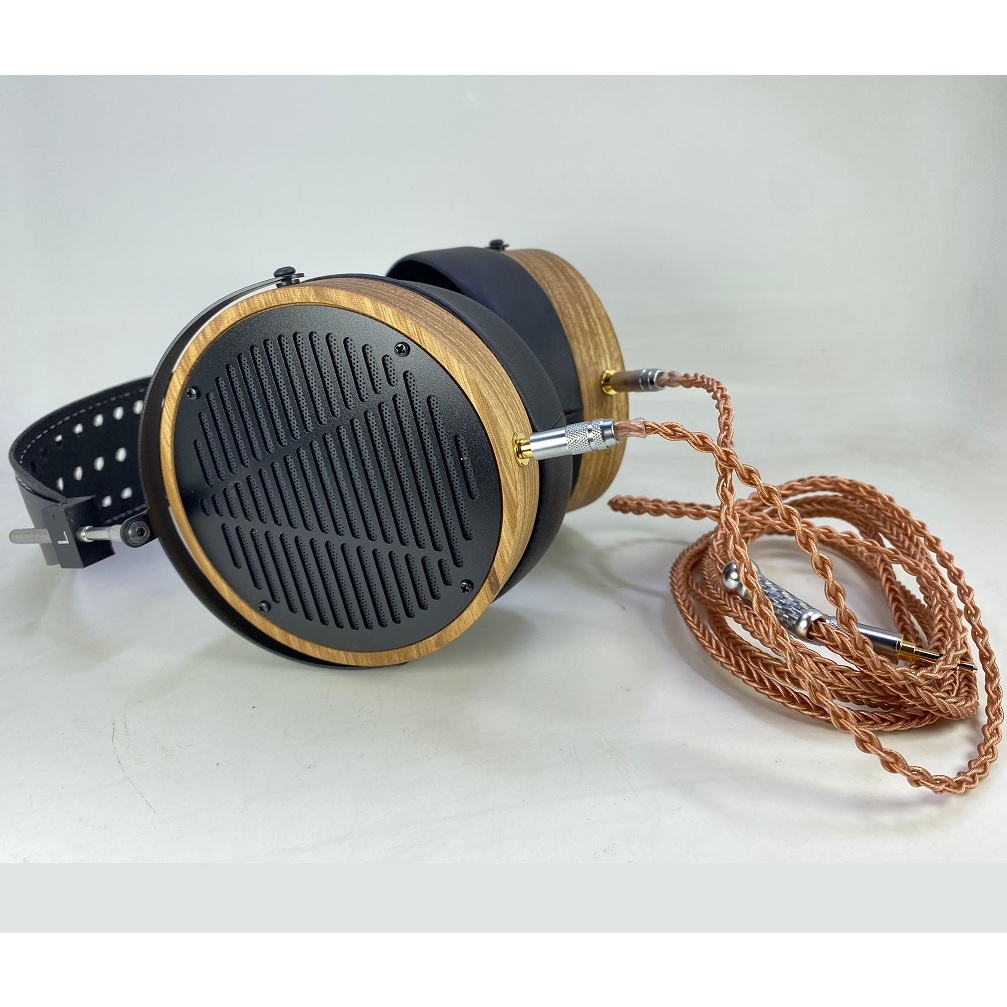 Zingana wood 100mm headphone external kit wooden shell cup headset ...