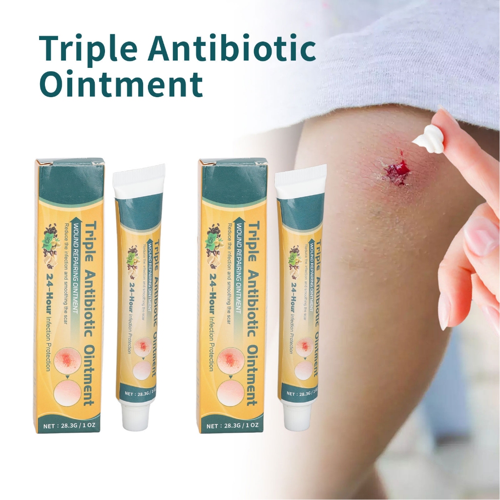 2pcs Triple Antibiotic Ointment Scar Fading Moisturizing Collagen Boost ...