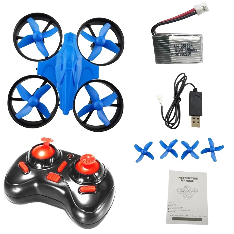JJRC H36 E010 Mini Drone RTF 4CH 6 Axis Gyro 360 Flip FPV RC Quadcopter ...