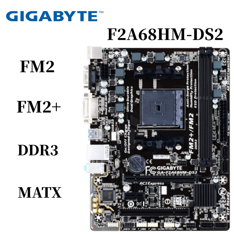 ASUS/GIGABYTE Used A68HM-K F2A68HM-S1 F2A68HM-DS2 A68 Motherboard All ...