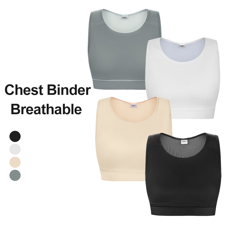 Chest Binder Supporter Plus Size For Big Boobs Women Men Pullover Vest ...