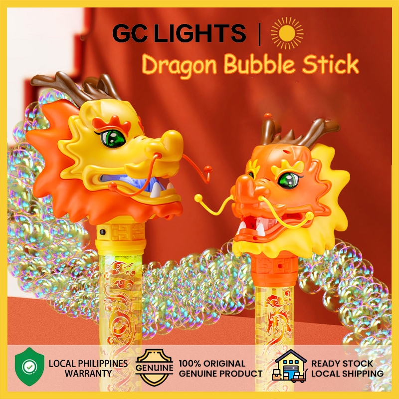 GC LIGHTS Bubble Machine Handheld Dancing Dragon Electric Bubble ...
