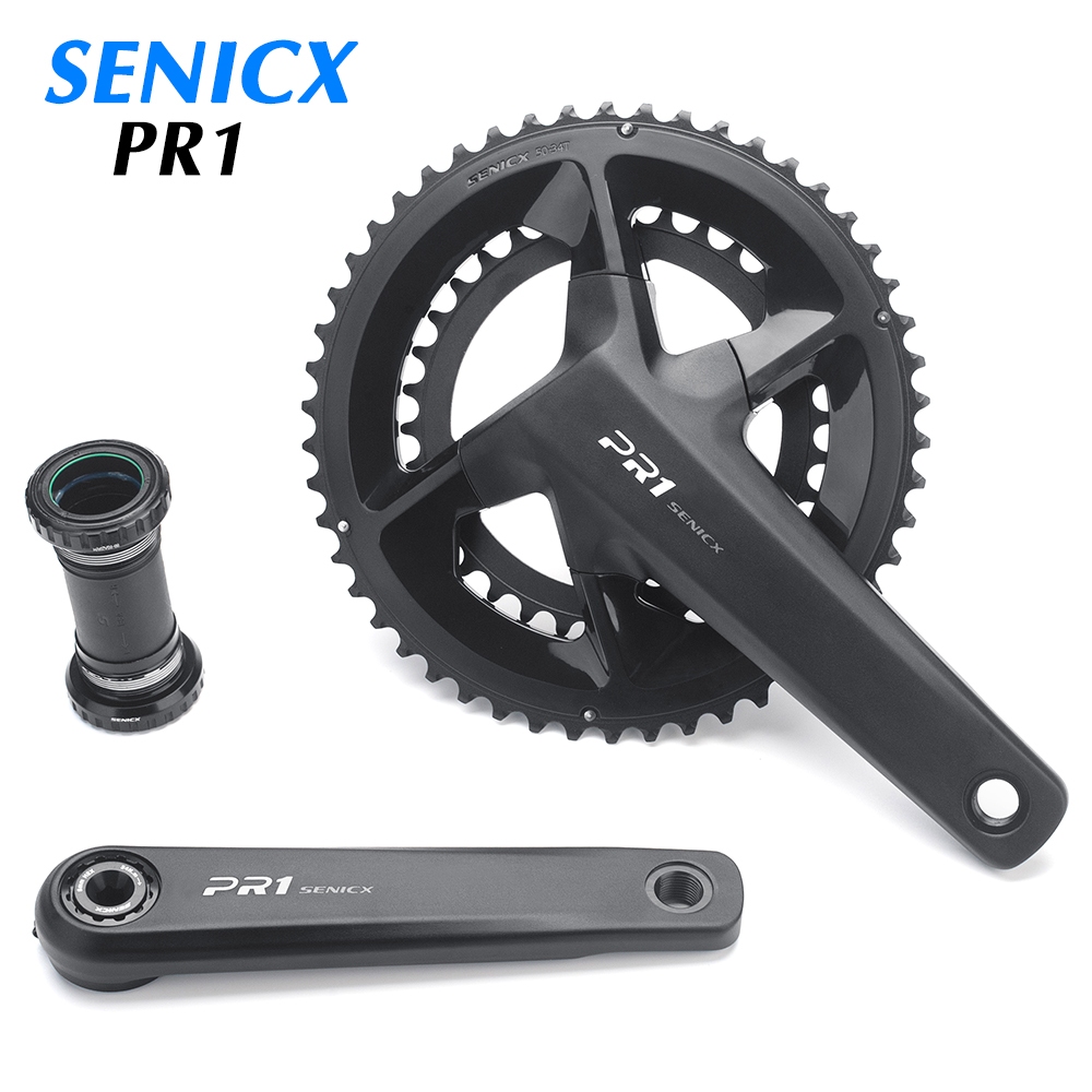 SENICX PR1 Road Bike Crankset 170mm Length Bicycle DUB Crank GXP double ...