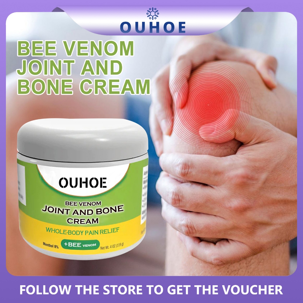 OUHOE Joint And Bone Cream 119g Bee Venom Gel Massage Relief Back ...