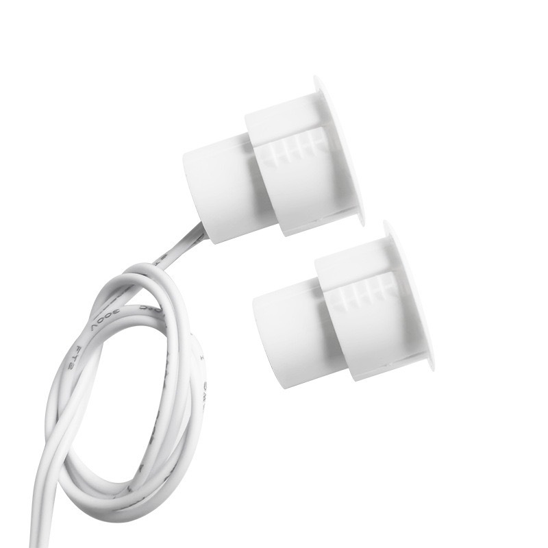 10 pcs White Recessed Door Contacts NC Security Alarm Door Window ...