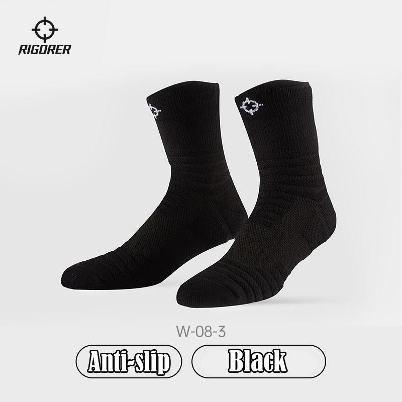 RIGORER Basketball Socks Non-slip High Cut Breathable Men's Sports ...