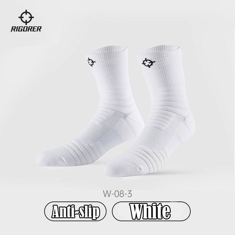 RIGORER Basketball Socks Non-slip High Cut Breathable Men's Sports ...