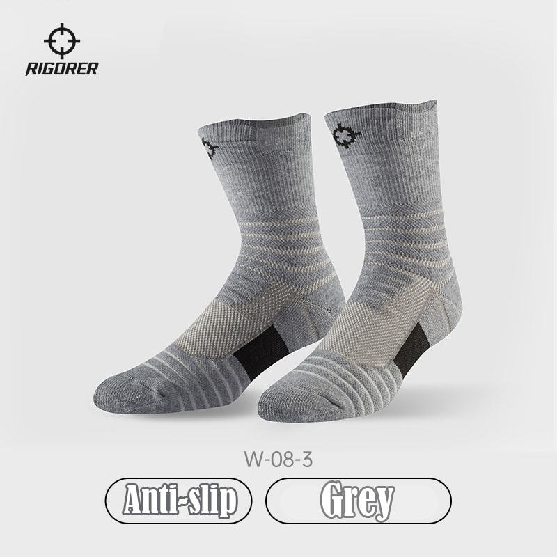RIGORER Basketball Socks Non-slip High Cut Breathable Men's Sports ...