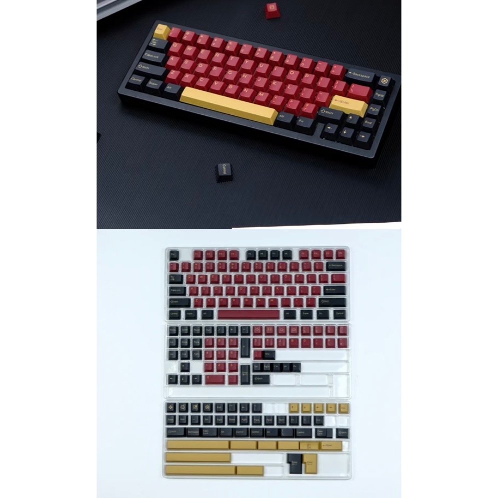 Roma Keycap Roman Big Carbon Red Samurai blue Samurai Warrior Theme 7U ...