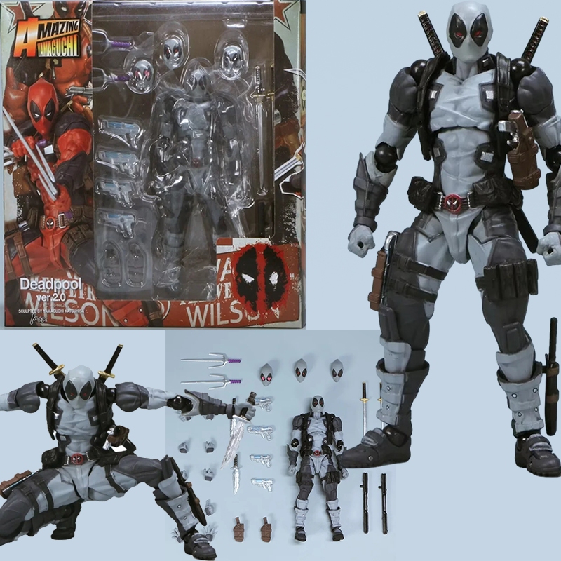 Revoltech Mafex Deadpool 025EX Figma Action Figure Movable Joint Model ...