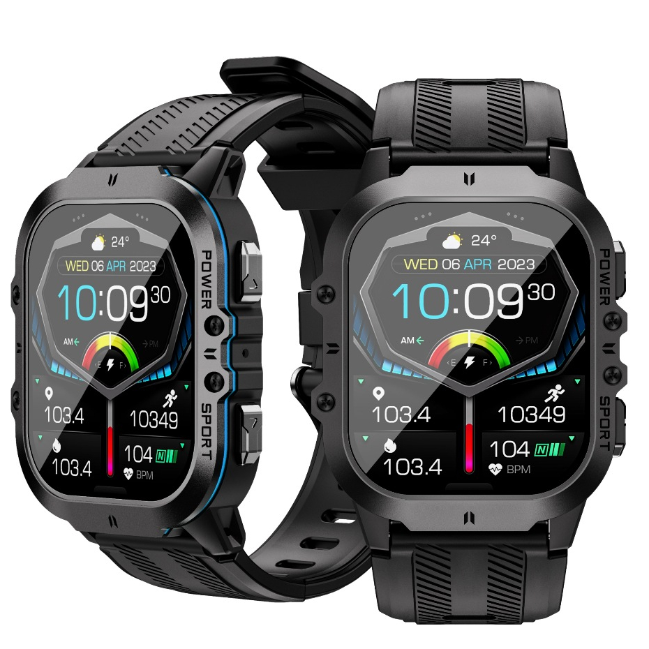 2024 New C26 Men's Smart Watch Bluetooth Call Heart Rate Monitor Sports Smart Watch 1TM ...