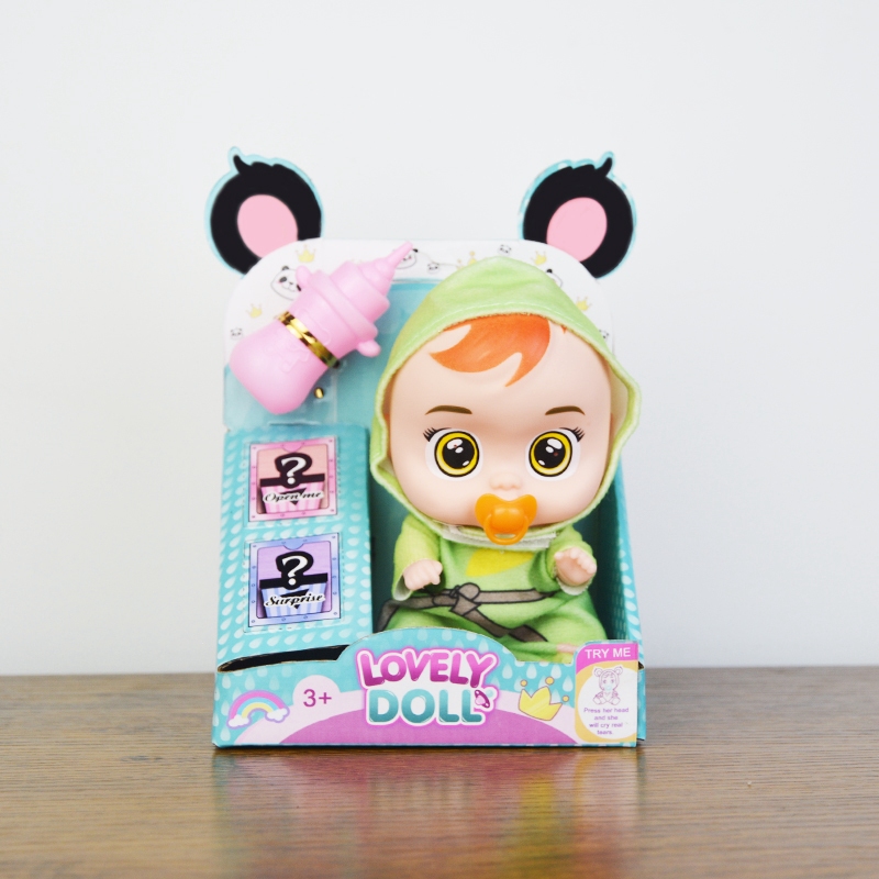 2024 Barbie doll toy, 6-inch mini doll baby with hat, bottle, and ...