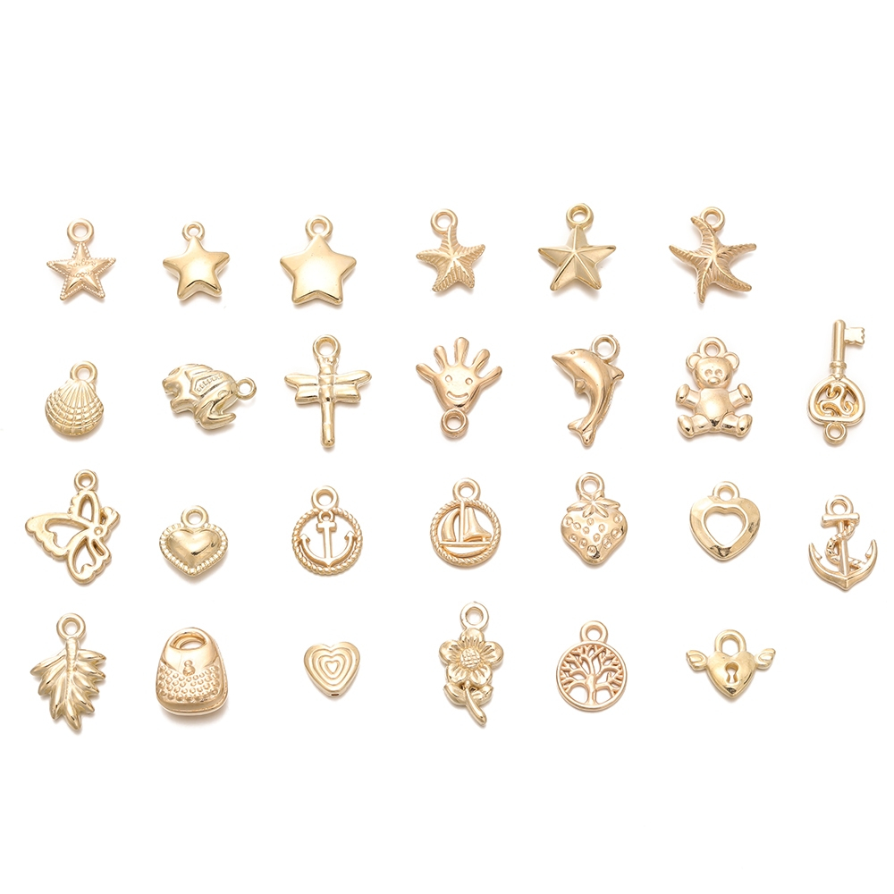 St. kunkka 10Pcs Acrylic Pendant CCB Material Butterfly Pendant Love ...