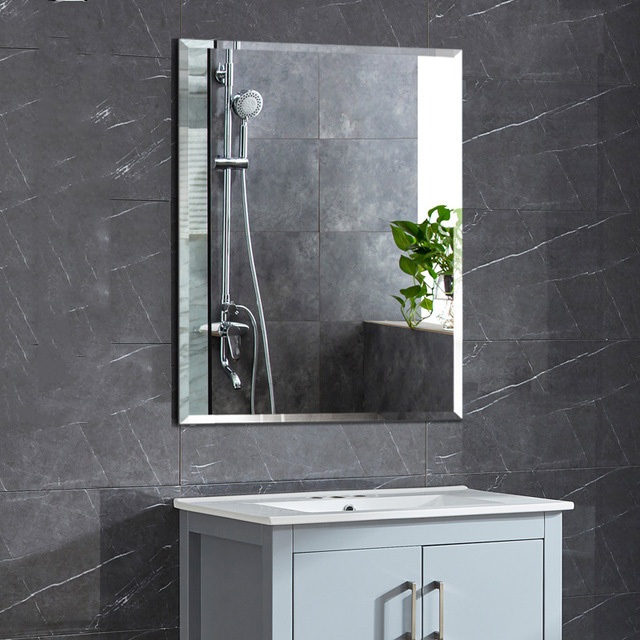 Rectangle Bathroom Mirror Toilet decorative mirror Dressing Mirror Wall ...