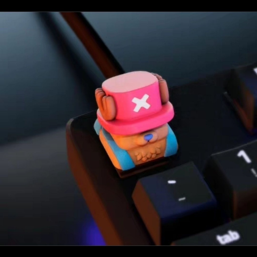 One Piece Keycap Creative 3d Keycap Luffy Zoro Nami Chopper Jinbei ...