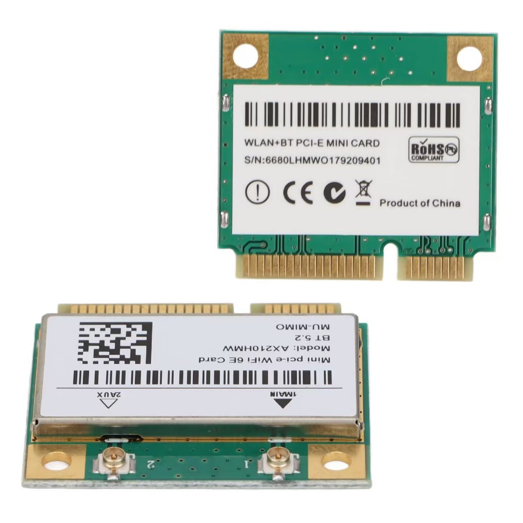 Wireless Card 2.4GHz 5GHz 6GHz Mini PCIE Interface High Efficiency ...