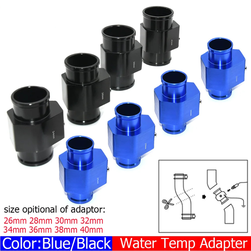 Water Temperature Gauge Radiator Temp Joint Pipe Sensor Adapter 26 28 ...