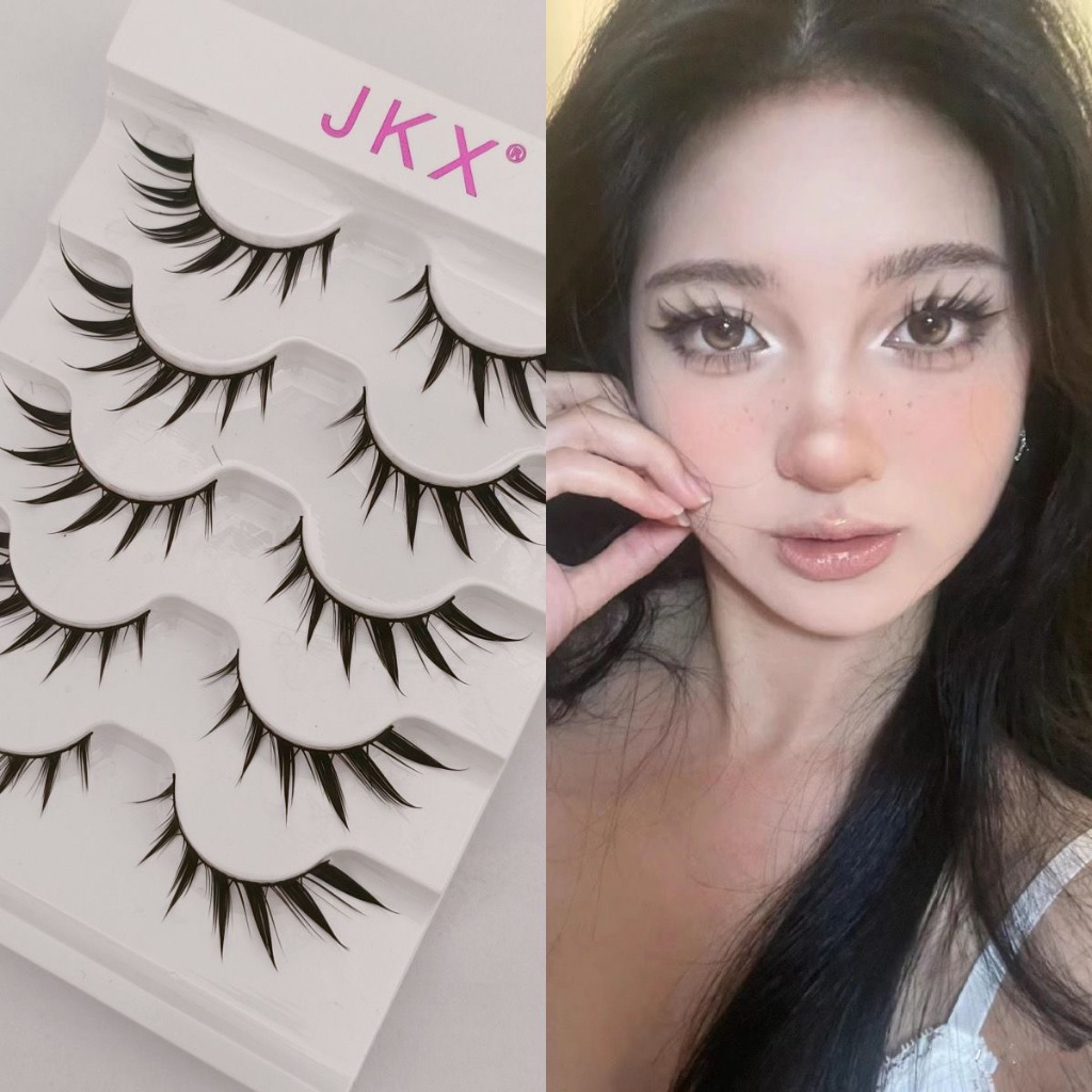 Chinoiserie Slanting False Eyelashes, Fox Eyes, Dense Flexible , Daily ...