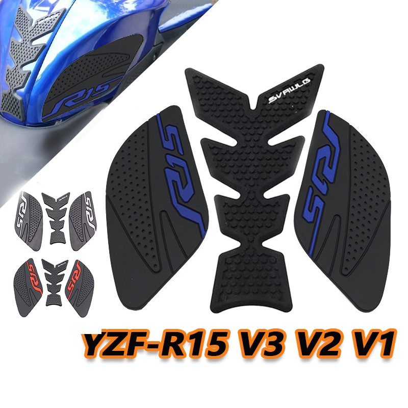 For YAMAHA YZF R15 Motorcycle Tank Pad Protector Sticker Decal Gas Knee ...