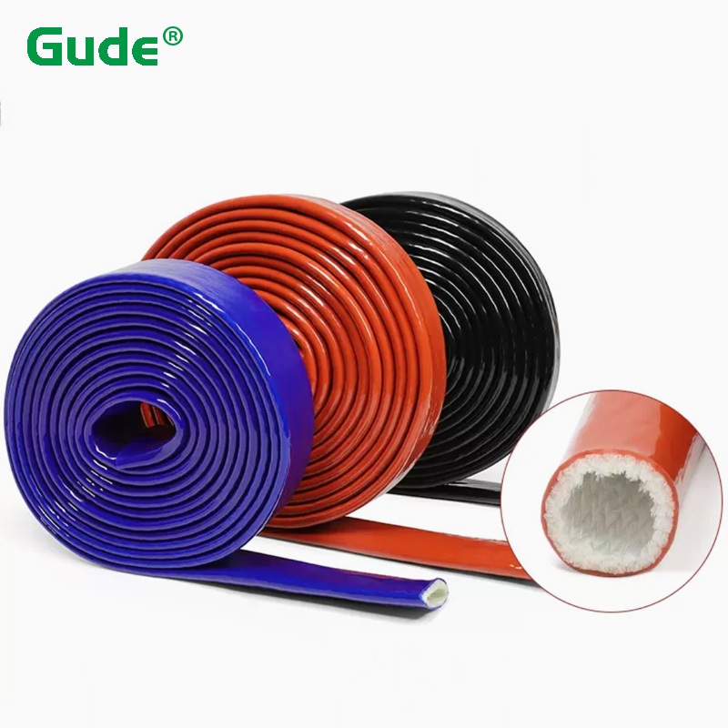 High Temperature Resistant Fiberglass Tube Silicone Resin Coated Glass ...