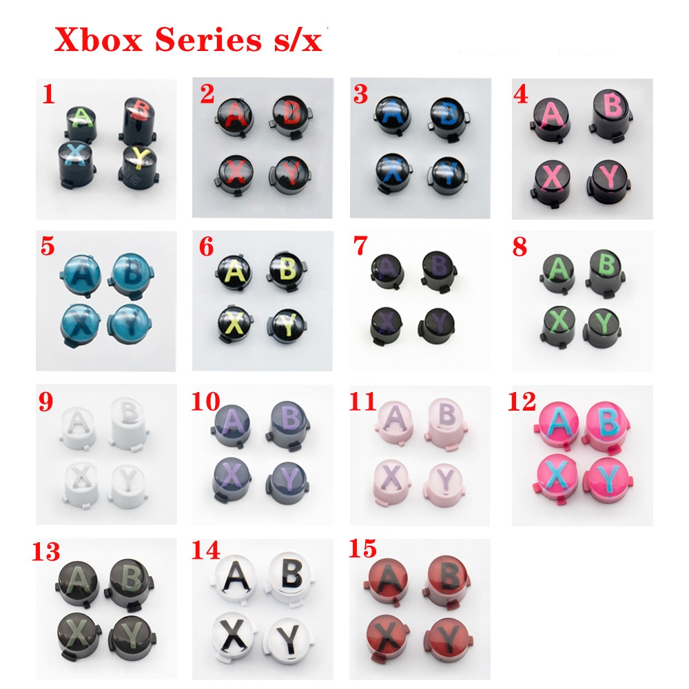 Replacement ABXY Buttons for Xbox Series X S Controller Start Back Sync ...