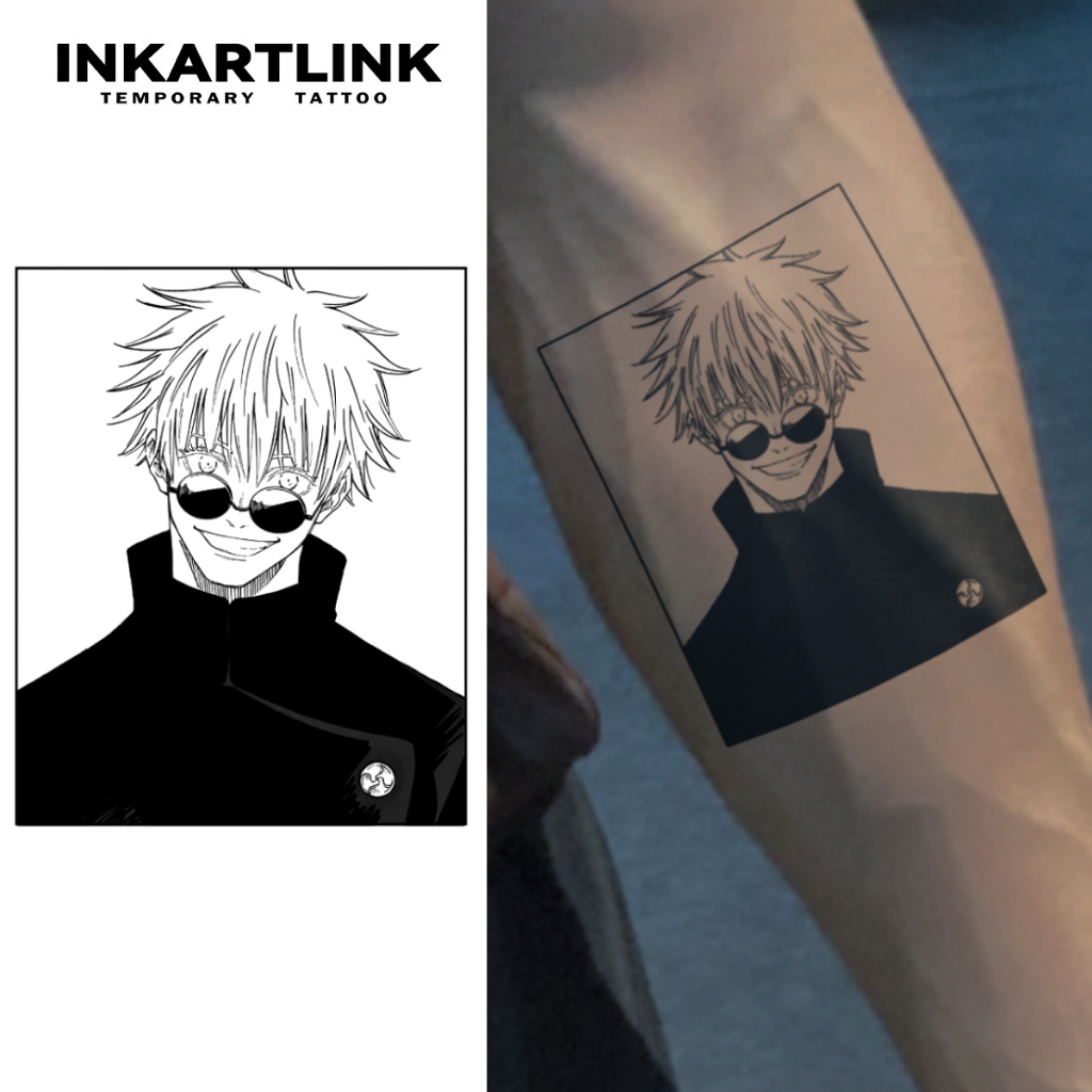 Jujutsu Kaisen Gojo Satoru temporary tattoo stickers, waterproof long ...
