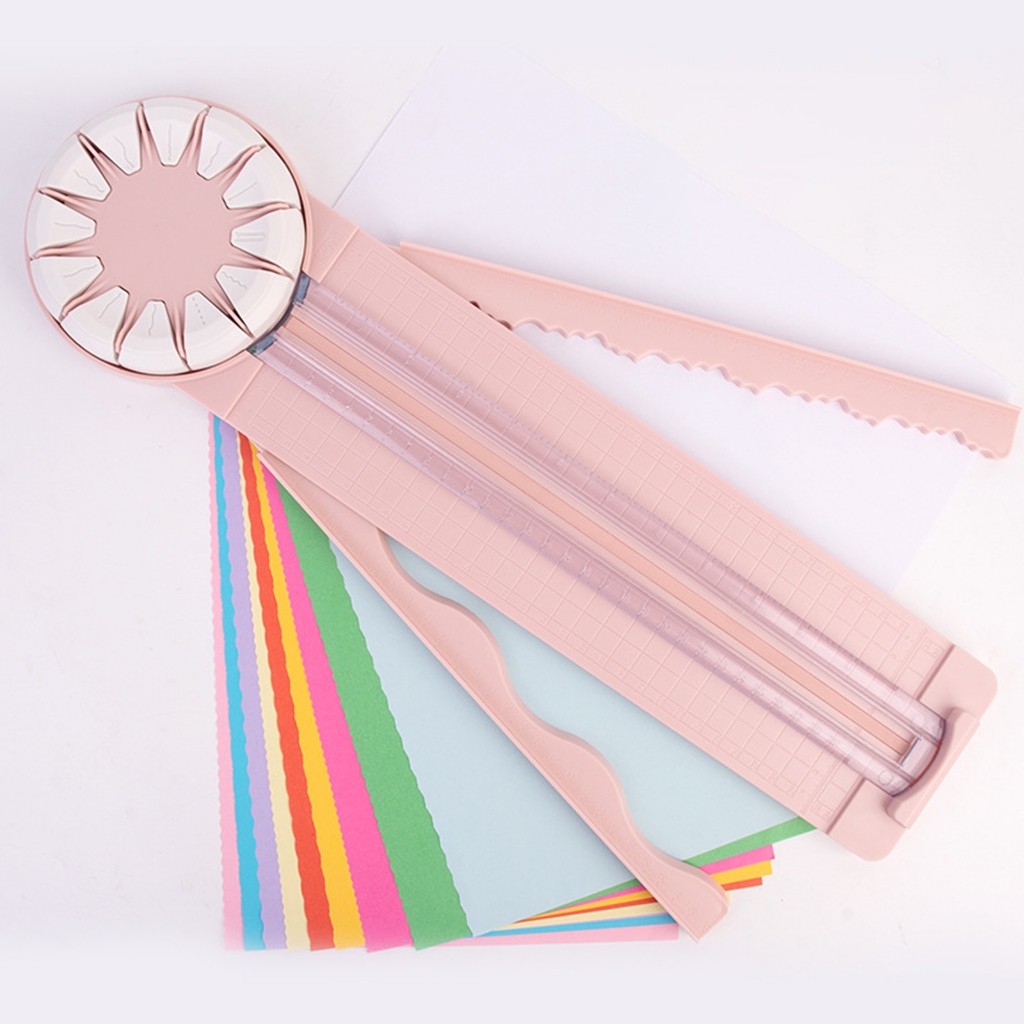 [Freneci1] Paper Trimmer 12 in 1 Paper Cutter, Dotted Creasing Line ...