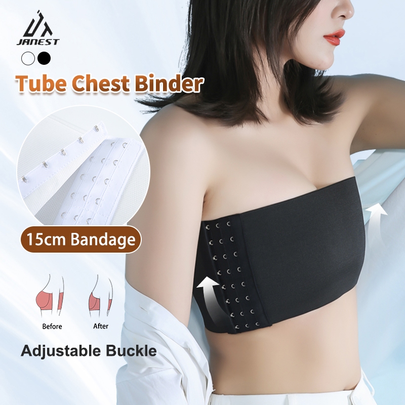 Super Bandage Tube Chest Binder S 6xl Flatten Breasts Fully Garterized